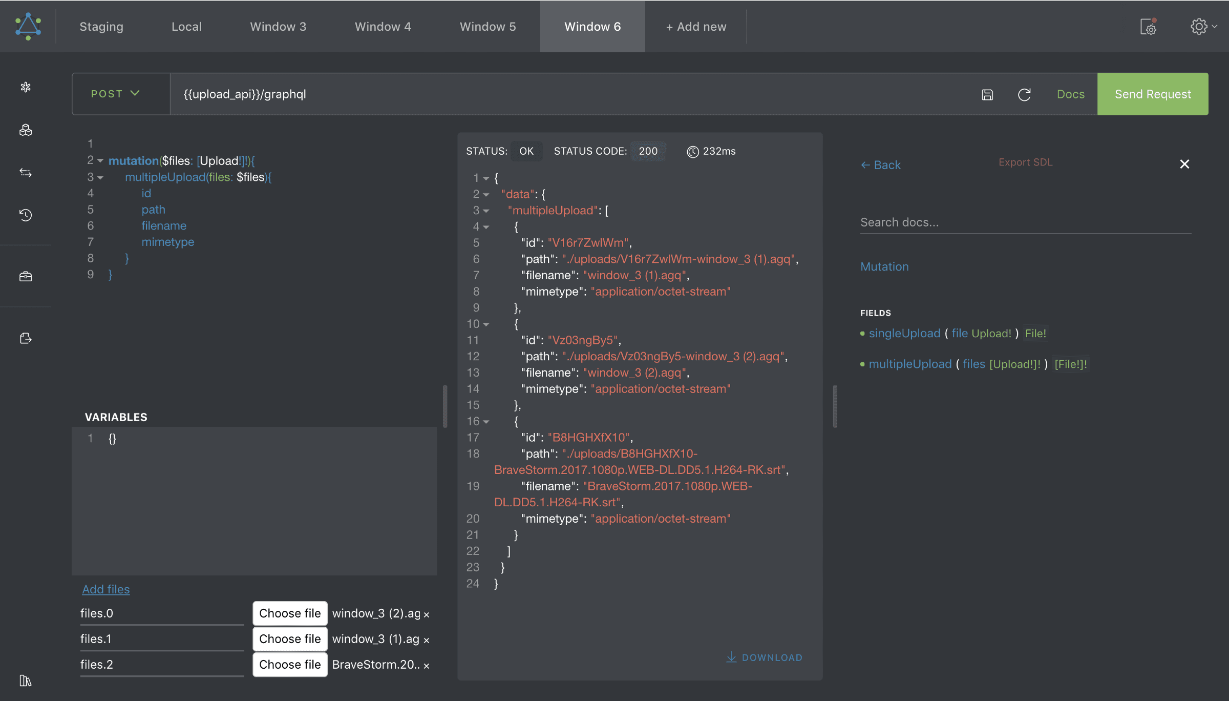Working With File Uploads Using Altair Graphql · Xkojidev 